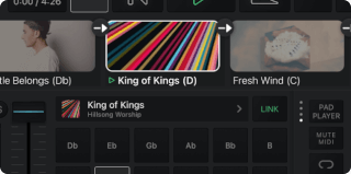 Pad Player in Playback | MultiTracks